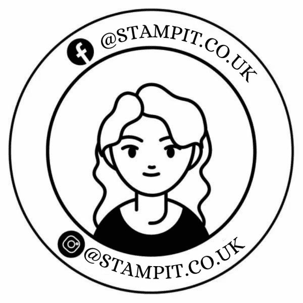 Instagram & Facebook Stamp at Stampit.co.uk