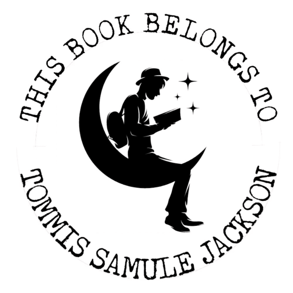 Ex-Libris On The Moon - Printy 4638 Stamp | www.stampit.co.uk