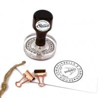 15mm Round Rubber Stamp | www.stampit.co.uk