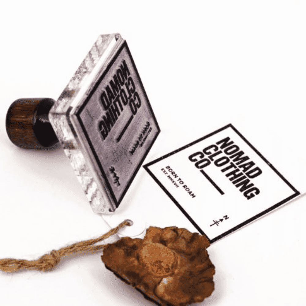 Custom Square Rubber Stamp 50mm - Mark Your Brand | Stampit