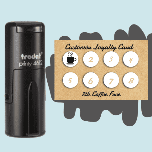 Self Inking Loyalty Stamp