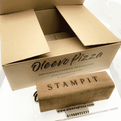 Extra Large Branding Stamps for boxes & paper bags