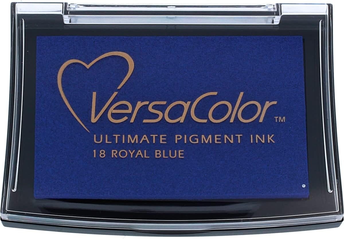 Versacolor Royal Blue Pigment Ink Pad 76 x 47 mm