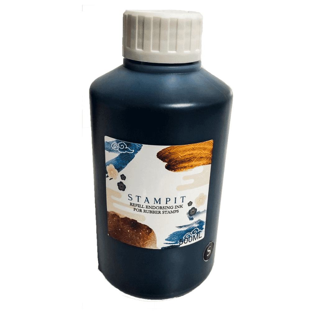 Stampit Endorsing Ink Bottle - Turquoise - 500ml