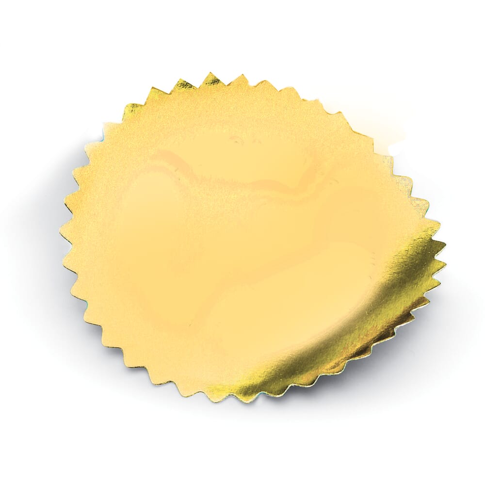 50 x Embossing Wafers - Gold - 51mm | www.stampit.co.uk