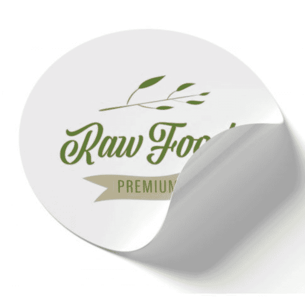 Raw Food Sticker - 30mm | www.stampit.co.uk