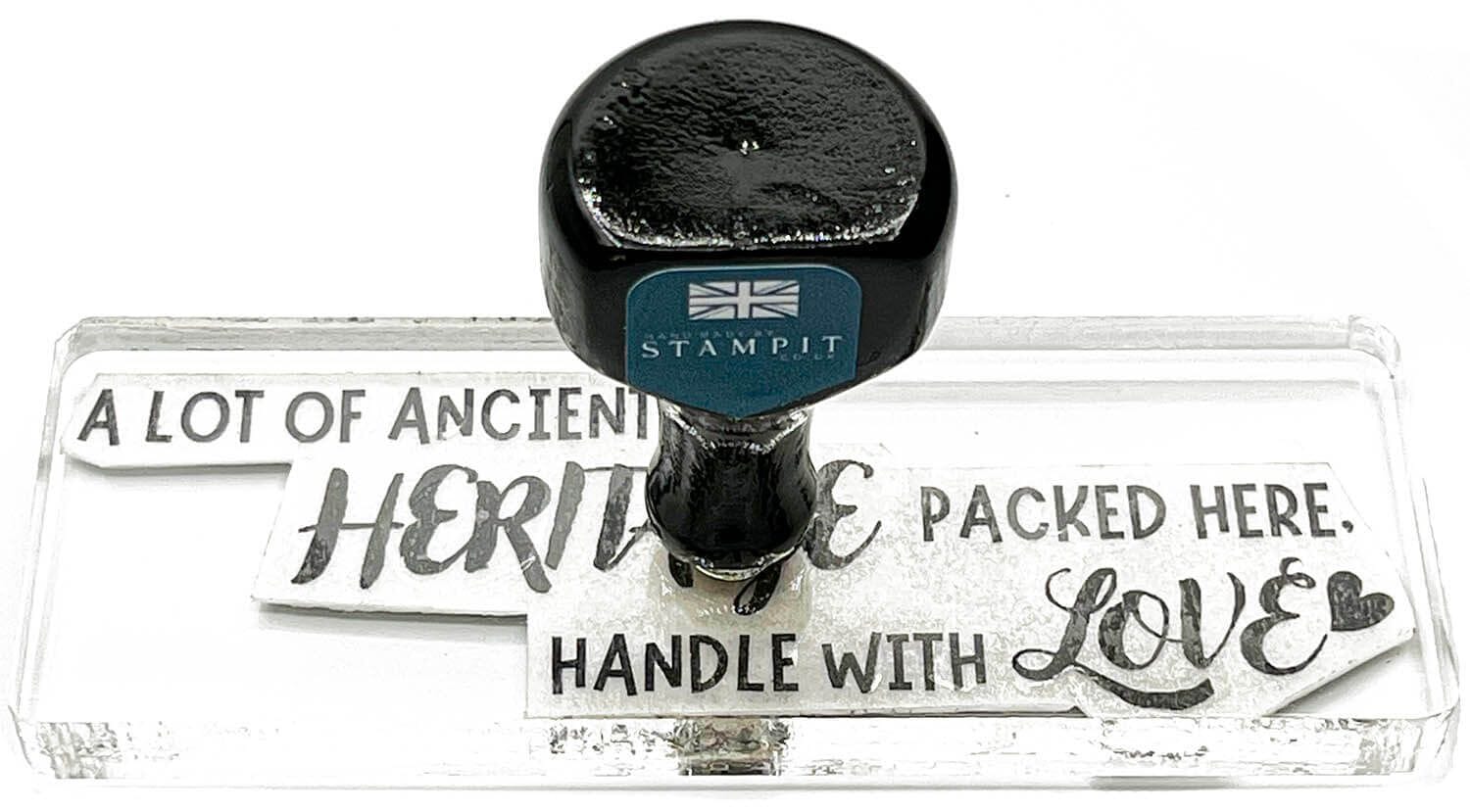 100 x 50mm Rectangular Rubber Stamp - RW19 | www.stampit.co.uk