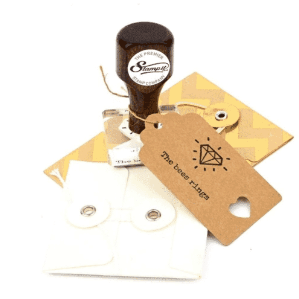 20mm Square Rubber Stamp | www.stampit.co.uk