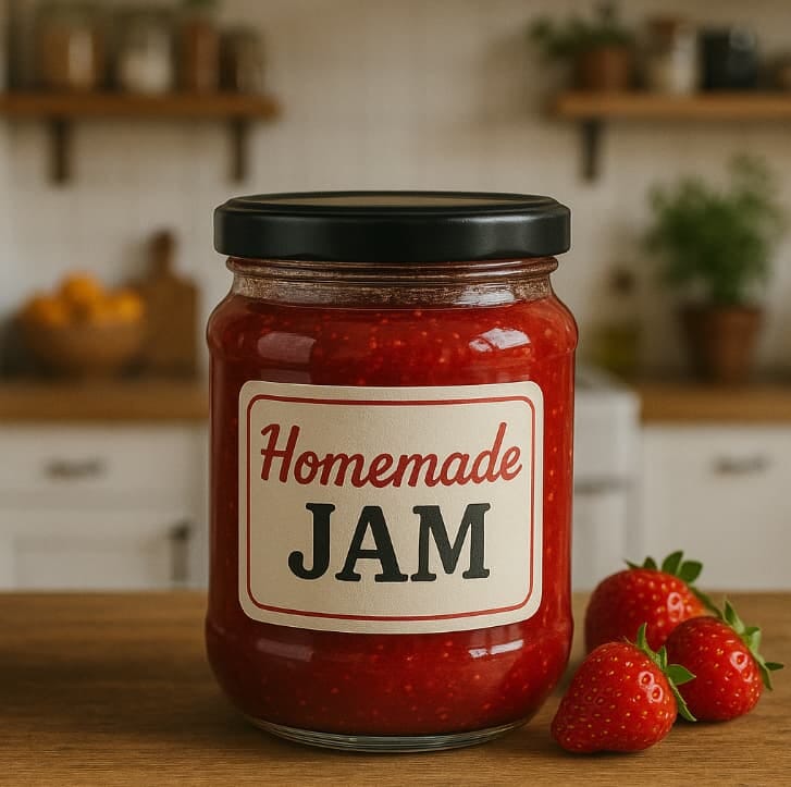 Glass Label Stickers - 50 x 50mm