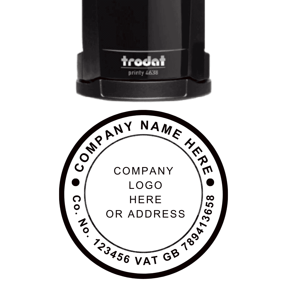 Printy 4642 - Circular Company Stamp Style 2