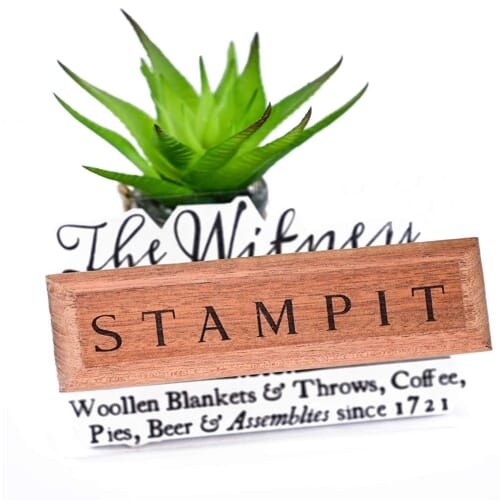 100 x 75mm Rectangular Rubber Stamp - RW24 | www.stampit.co.uk