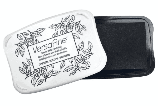 Tsukineko-Versa Fine Ink Pad | Onyx Black | 76mm x 47mm