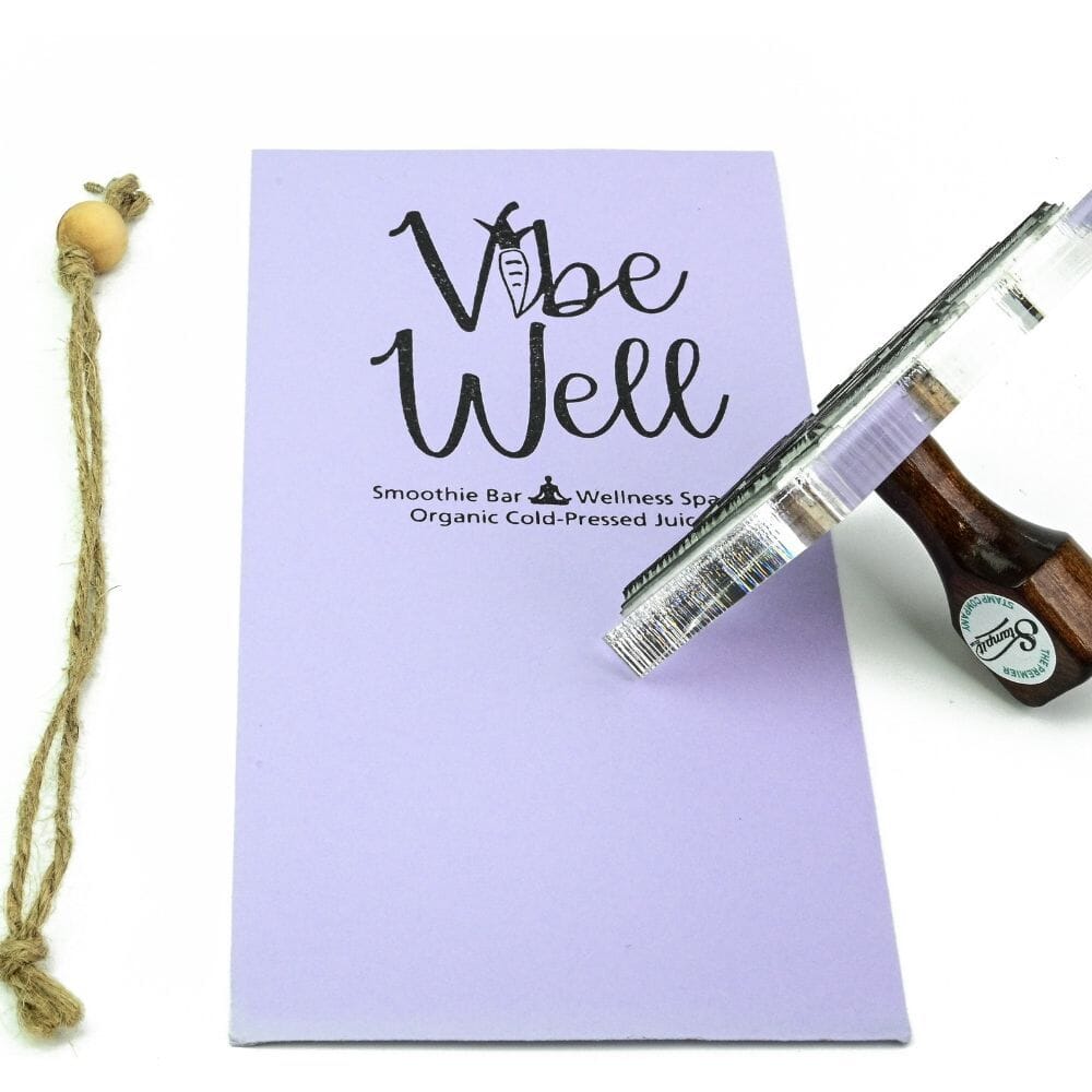 75 x 65mm Rectangular Rubber Stamp - RW18 | www.stampit.co.uk