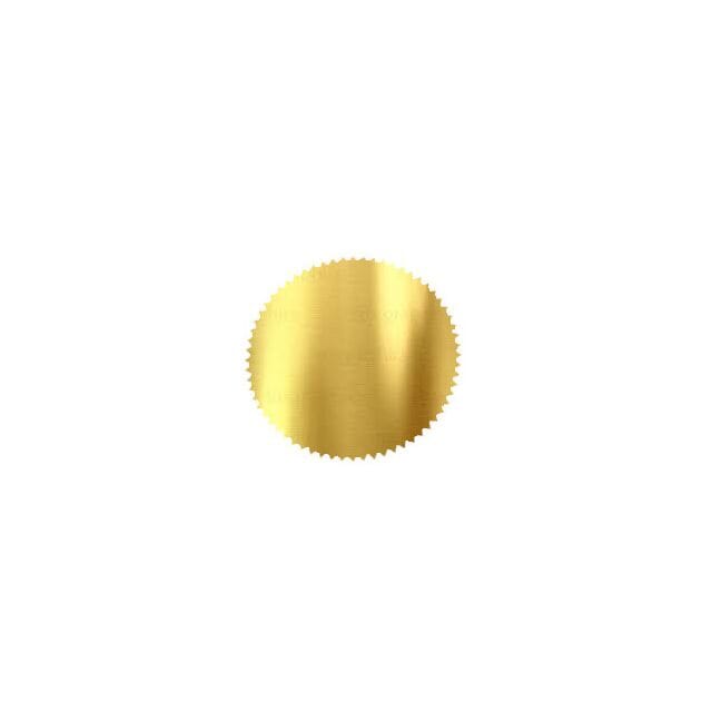 50 x Embossing Wafers - Gold - 51mm | www.stampit.co.uk