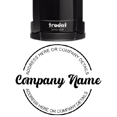 Circular Company Stamp Style 6 - 40mm | www.stampit.co.uk
