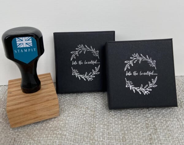 Square Oak Custom Rubber Stamp 40mm – Quality Tool | Stampit