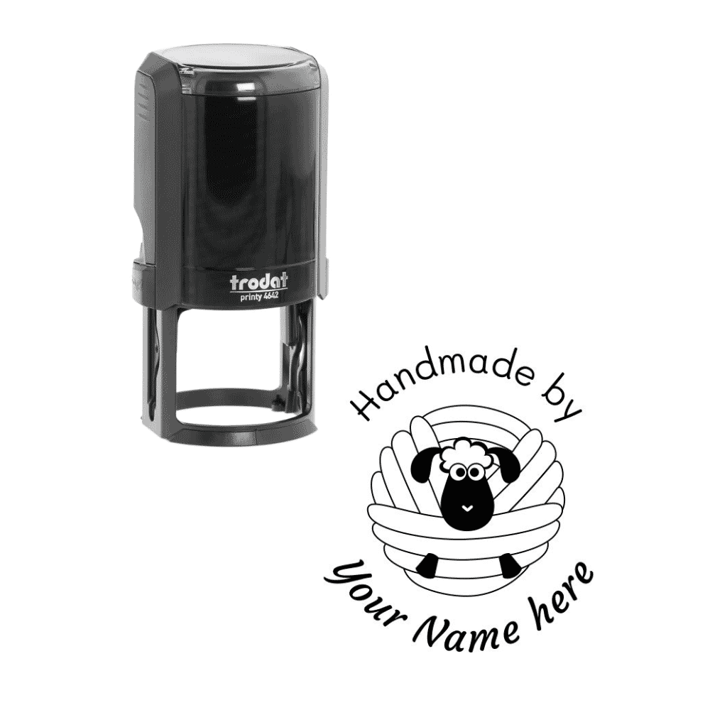 Sheep Wool Handmade By Personalised Stamp