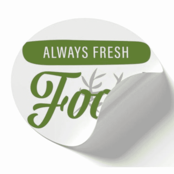 Always Fresh Food Sticker - 30mm
