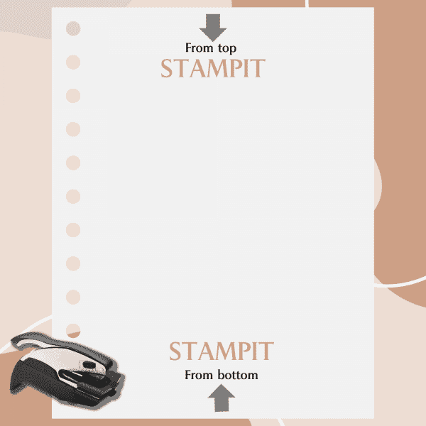Paper Embosser – Unique Impressions - 51mm x 25mm | Stampit