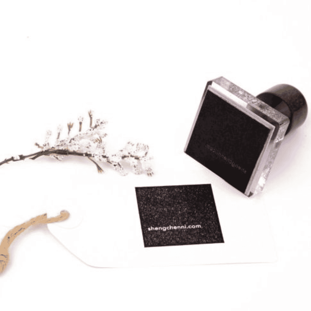 100mm Square Rubber Stamp | www.stampit.co.uk