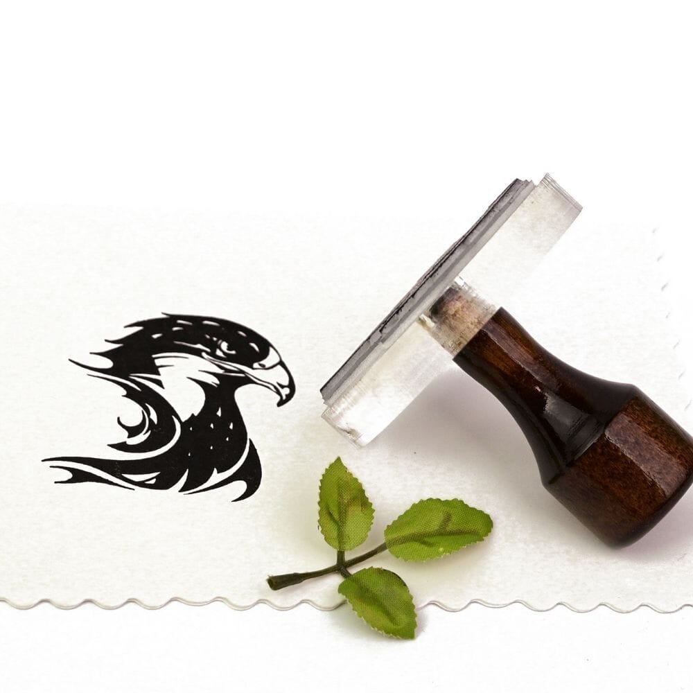 60mm Round Rubber Stamp | www.stampit.co.uk