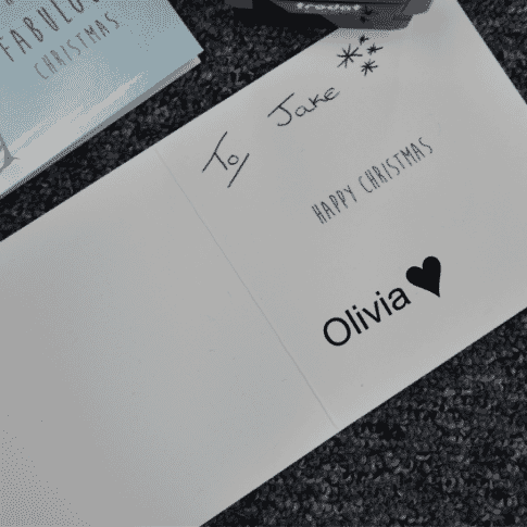 Christmas Kids Signature Stamp - Heart at Stampit.co.uk