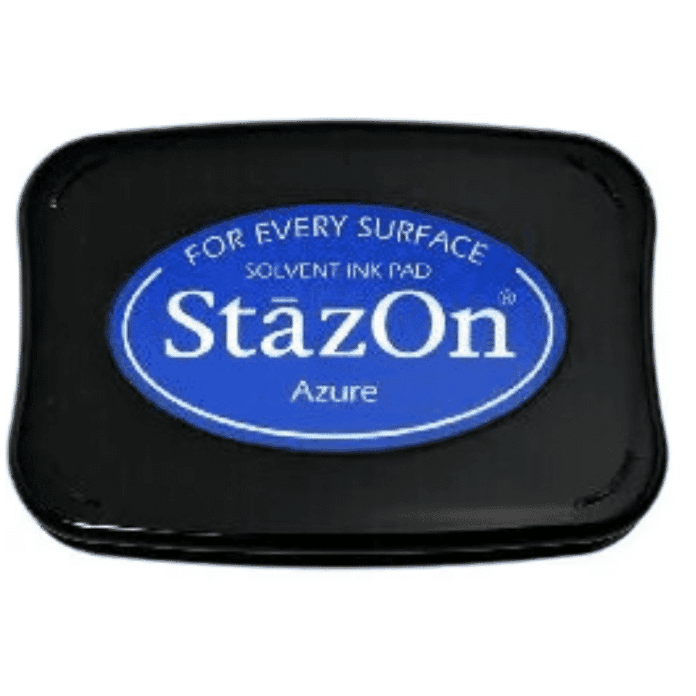 StazOn Azure Ink Pad 75 x 45 mm | www.stampit.co.uk