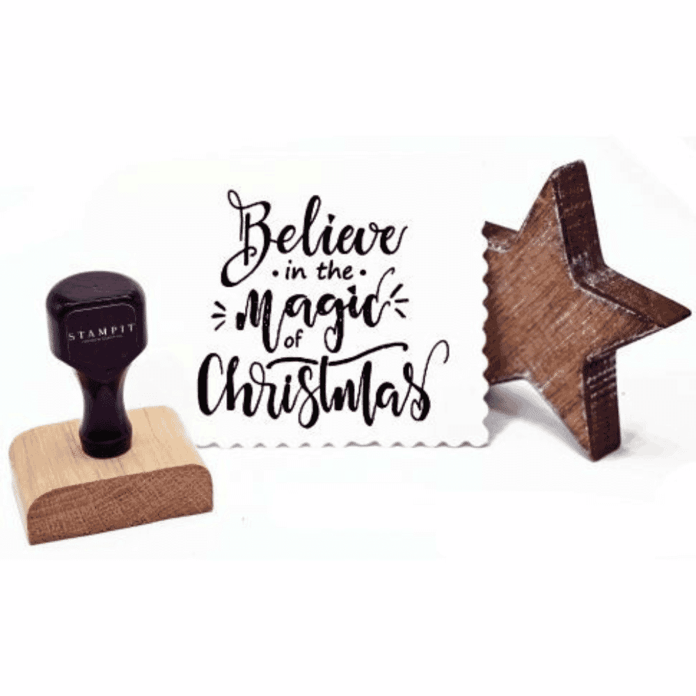Magic Of Christmas Stamp | 50 x 50mm | www.stampit.co.uk