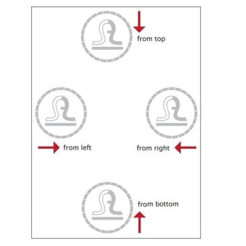Replacement embosser Inserts - 41mm | www.stampit.co.uk