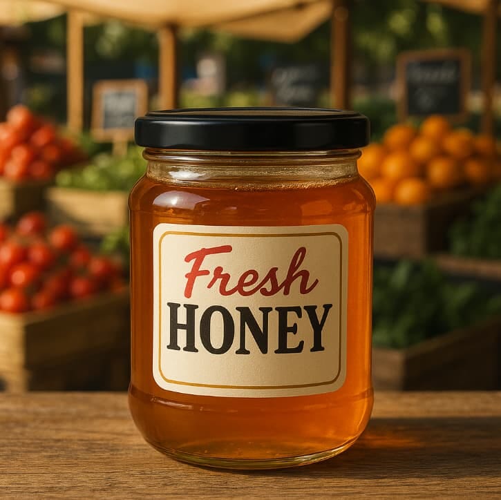 Glass Label Stickers | Matt PVC | 75 x 75mm | www.stampit.co.uk