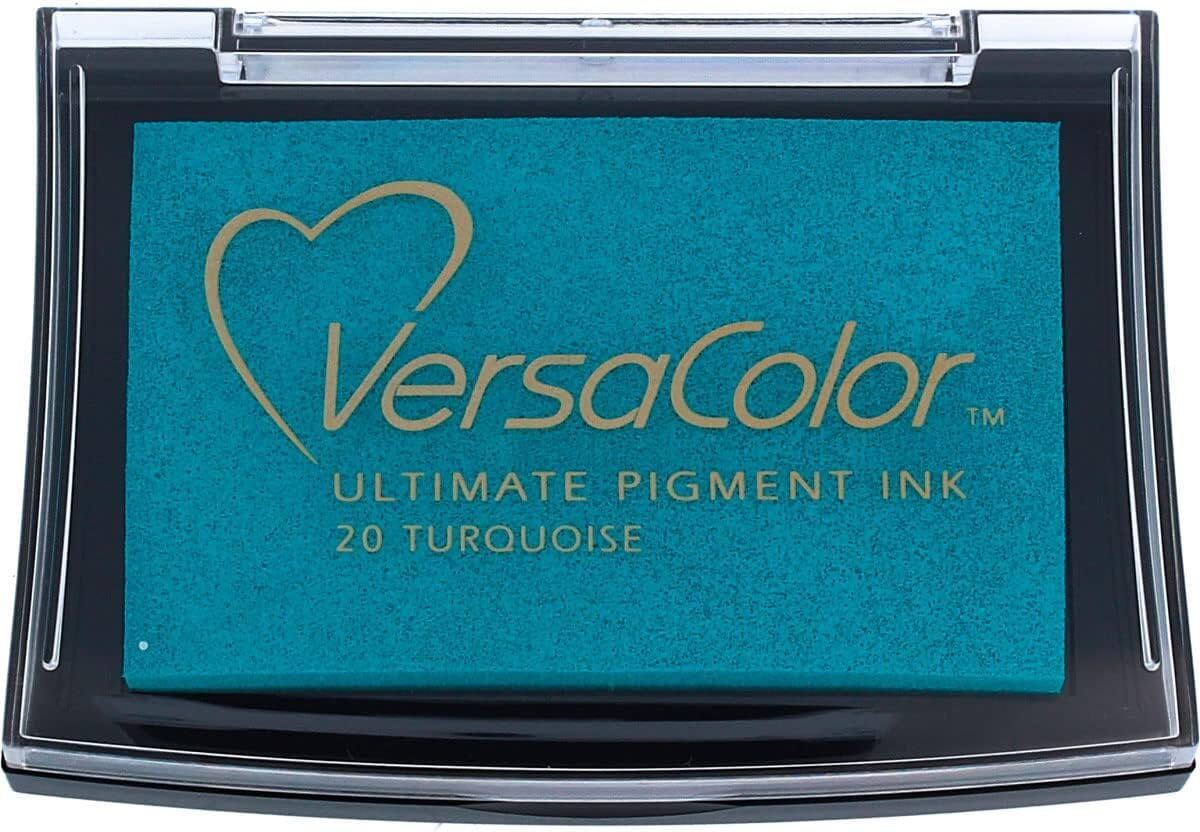 Versacolor Turquoise Pigment Ink Pad 76 x 47 mm