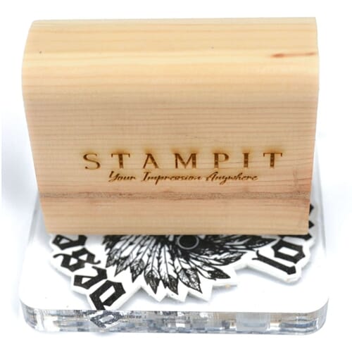 75 x 50mm Rectangular Rubber Stamp - RW17 | www.stampit.co.uk