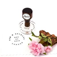 30mm Round Rubber Stamp | www.stampit.co.uk